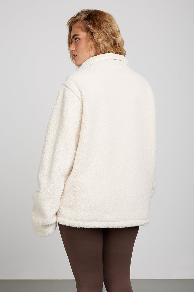 JUDE Jacket - Cream Heavyweight Fleece | 4TH ARQ