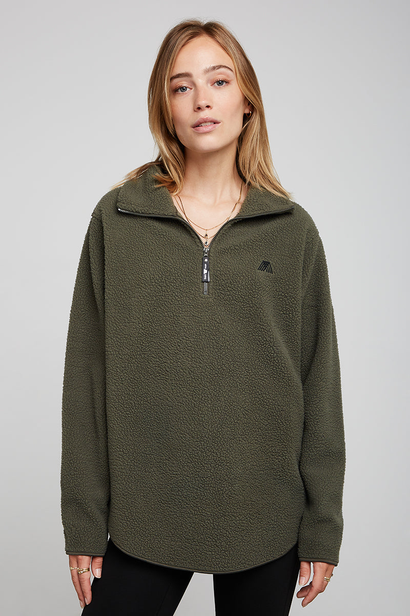 LENNOX Half-Zip Hunter Green – 4TH ARQ