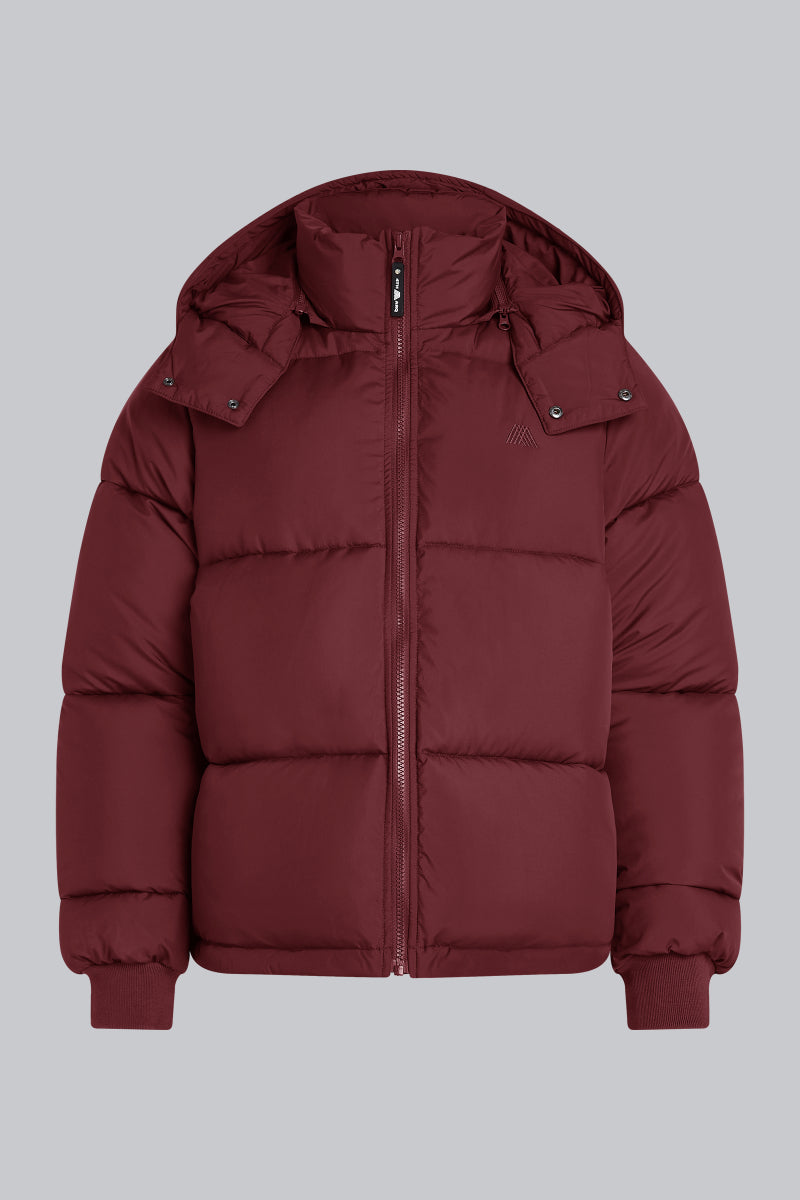 HUDSON Puffer Jacket - Ruby | 4TH ARQ Outerwear