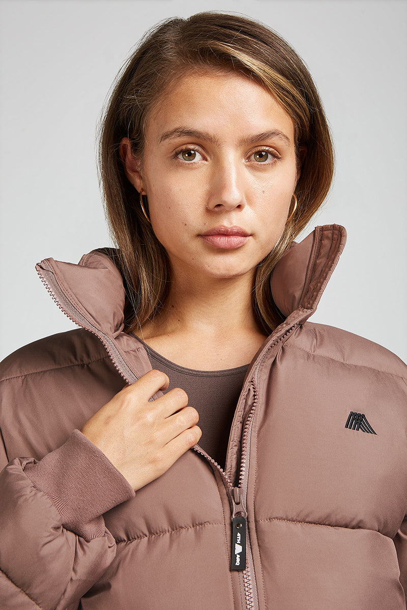 HUDSON Puffer Jacket Taupe – 4TH ARQ