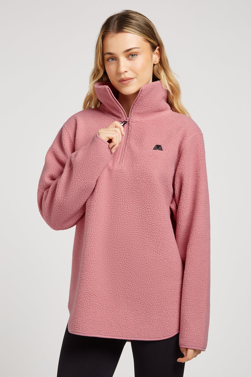 LENNOX Half-Zip Blush – 4TH ARQ