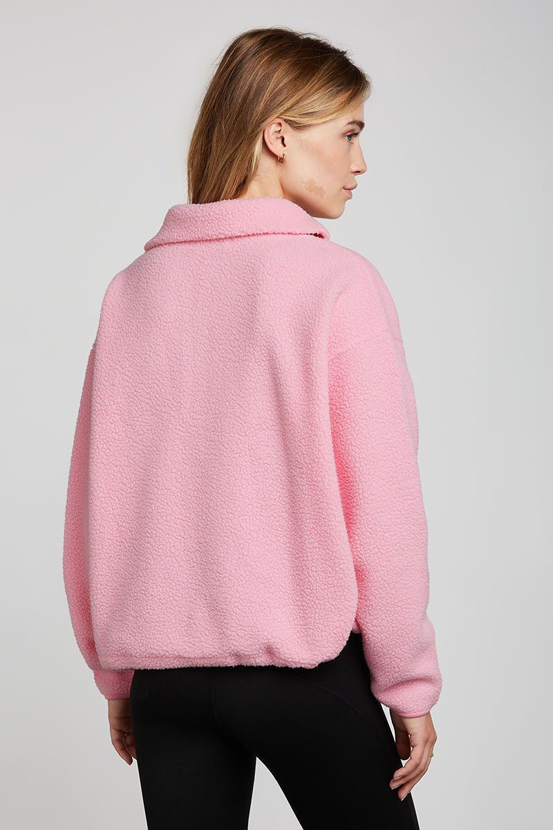 PHOENIX Half-Zip Bubblegum Pink – 4TH ARQ