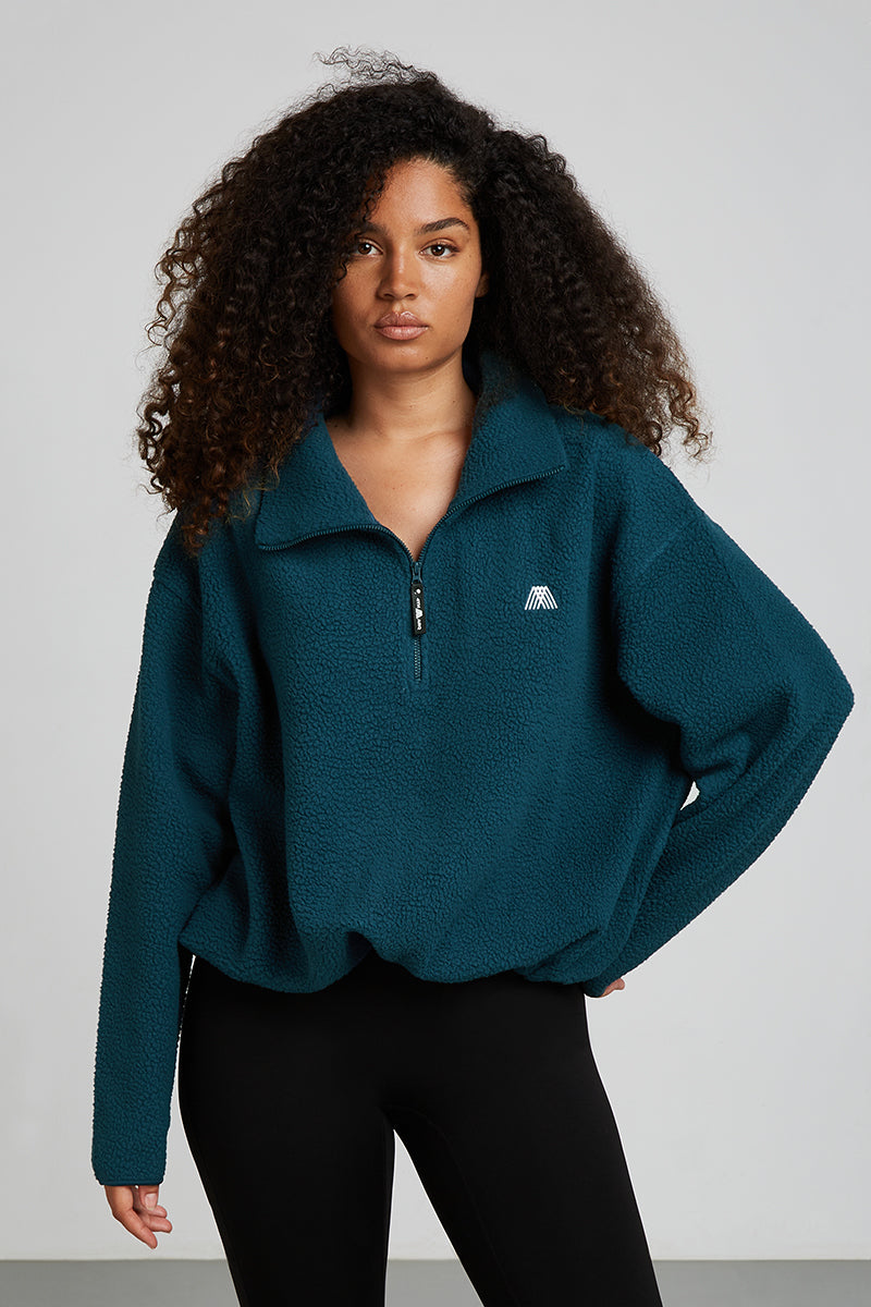 PHOENIX Half-Zip Midnight Teal – 4TH ARQ
