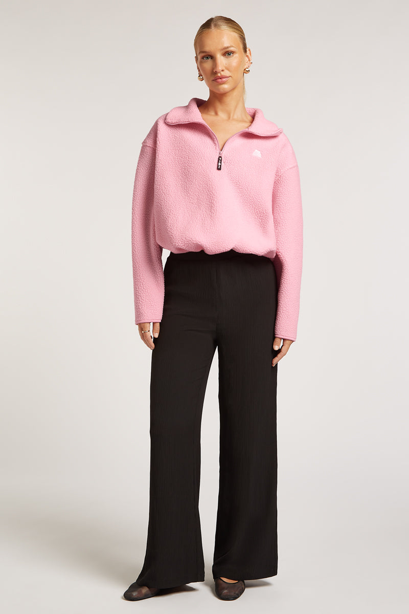 PHOENIX Half-Zip Bubblegum Pink – 4TH ARQ