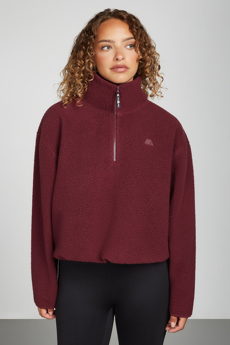 PHOENIX Half-Zip Ruby | 4TH ARQ
