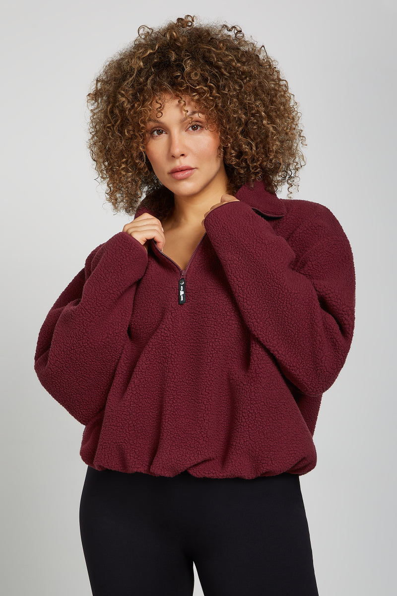 PHOENIX Half-Zip Ruby | 4TH ARQ