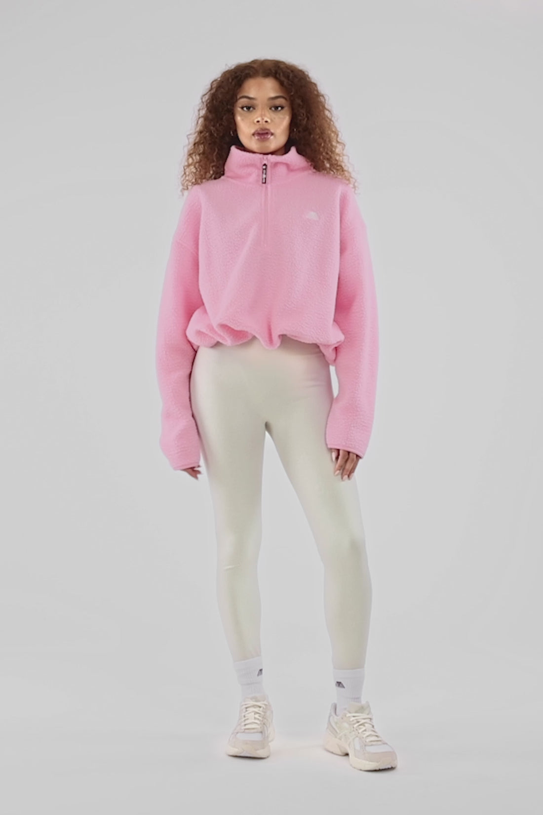 PHOENIX Half-Zip Bubblegum Pink – 4TH ARQ
