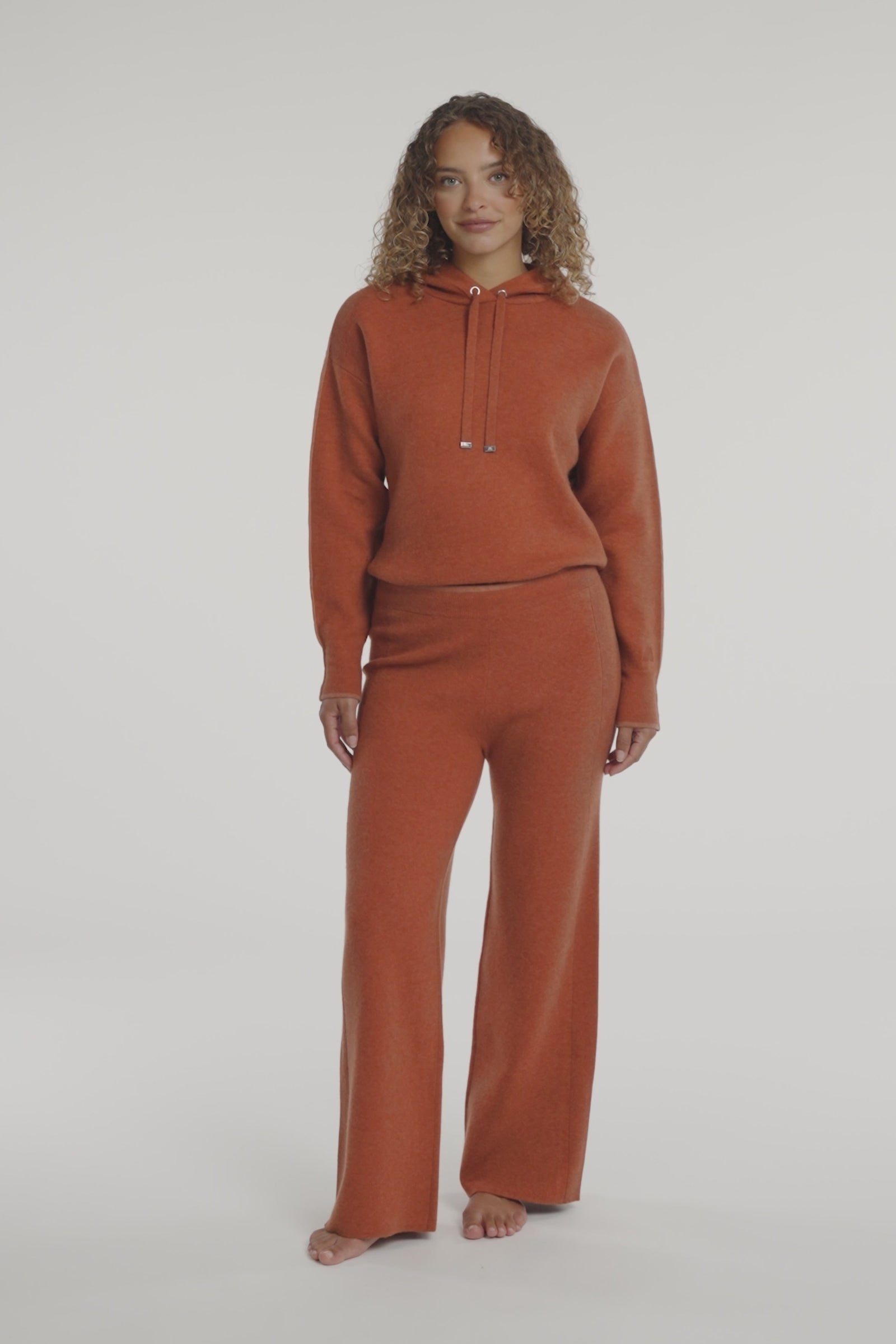 WILLOW Knit Hoodie Cinnamon | 4TH ARQ Hoodies