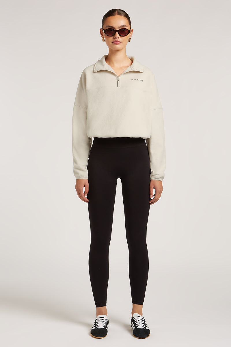 DEVAN 'Cloud' Half-Zip Pebble | 4TH ARQ