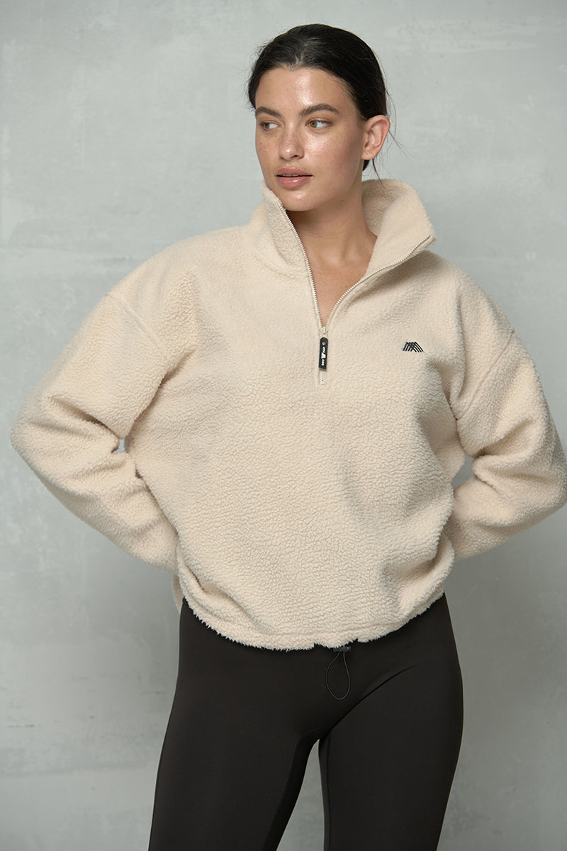 PHOENIX Half-Zip Ecru – 4TH ARQ